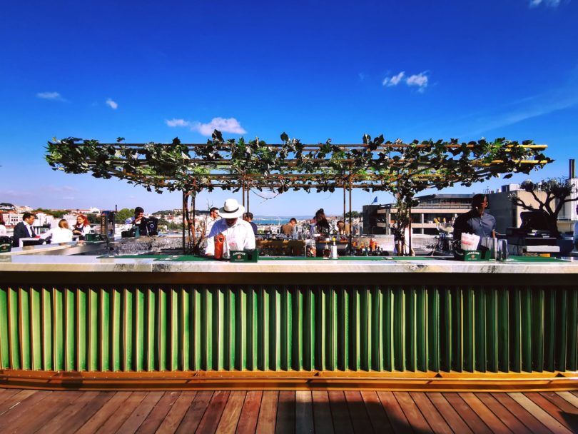 Bar of the Sky Bar - Hotel Tivoli Lisbon Rooftop - Lisbon City Guide