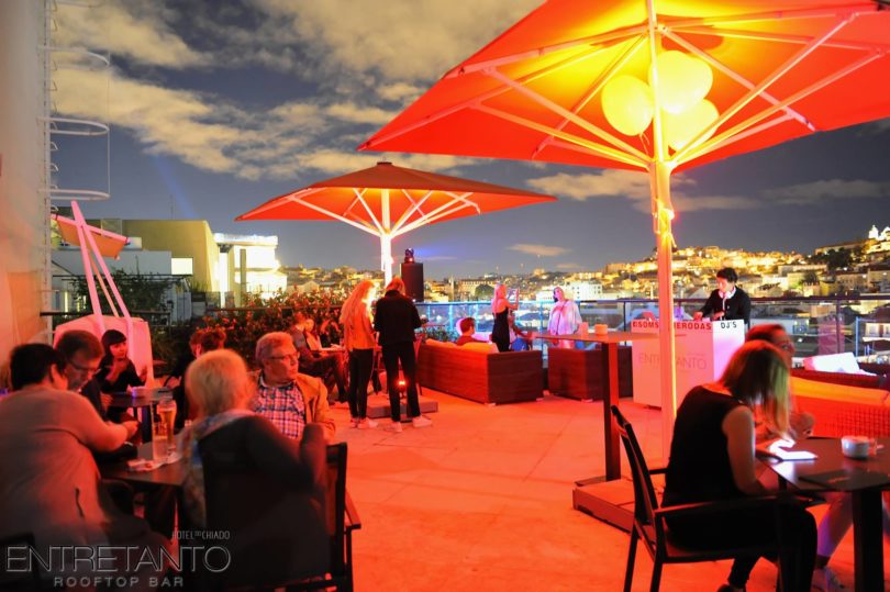 Terrace of the Entretanto Rooftop Bar - Hotel do Chiado - Lisbon ...